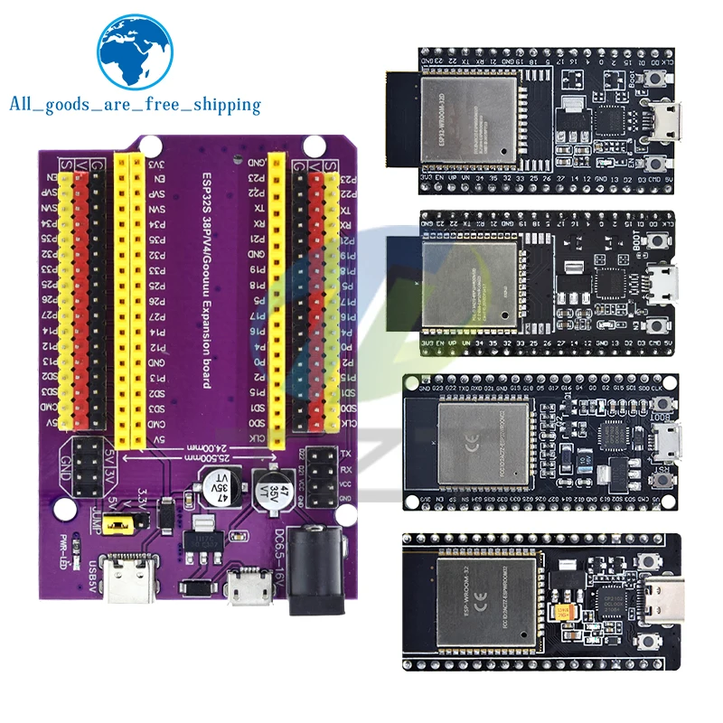 Esp32 Development Board Type C Micro Usb Cp2102 Wifi Bluetooth Dual Core Esp32 Devkitc 32 Esp