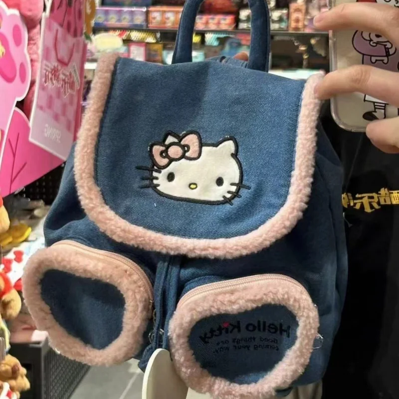 Sanrio-New-Hello-Kitty-Student-Schoolbag-Casual-Cute-Cartoon-Large ...