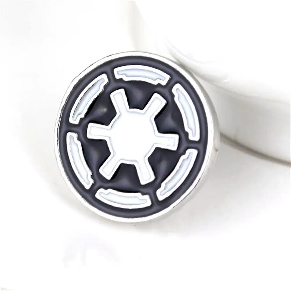 Star Wars Enamel Pin Galactic Republic Logo Metal Badge Brooch Jewelry ...