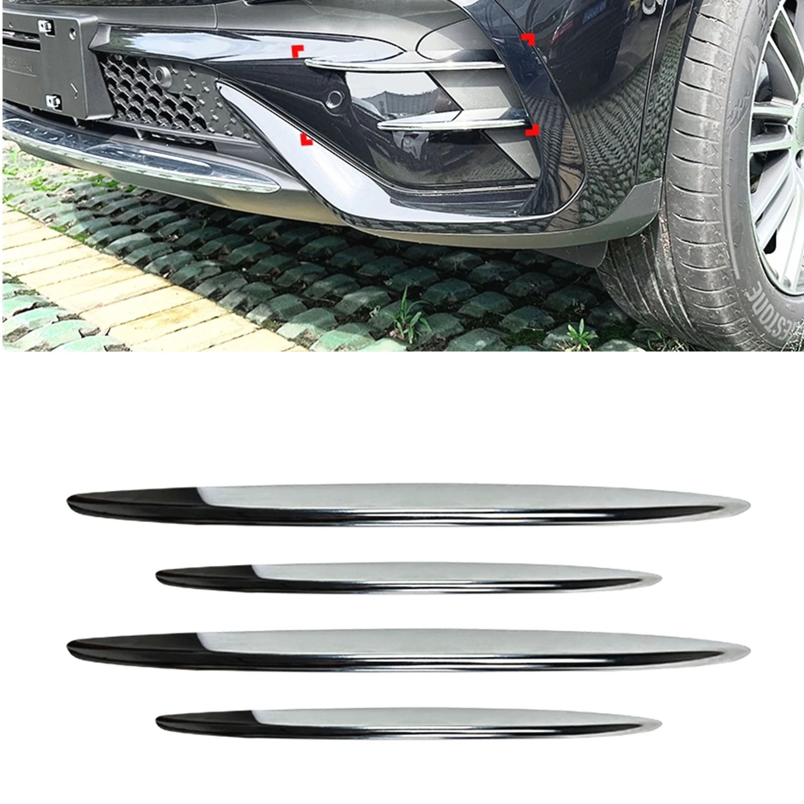 For Mercedes Benz GLC Class X254 2023-UP GLC260 GLC300 AMG Front Bumper ...