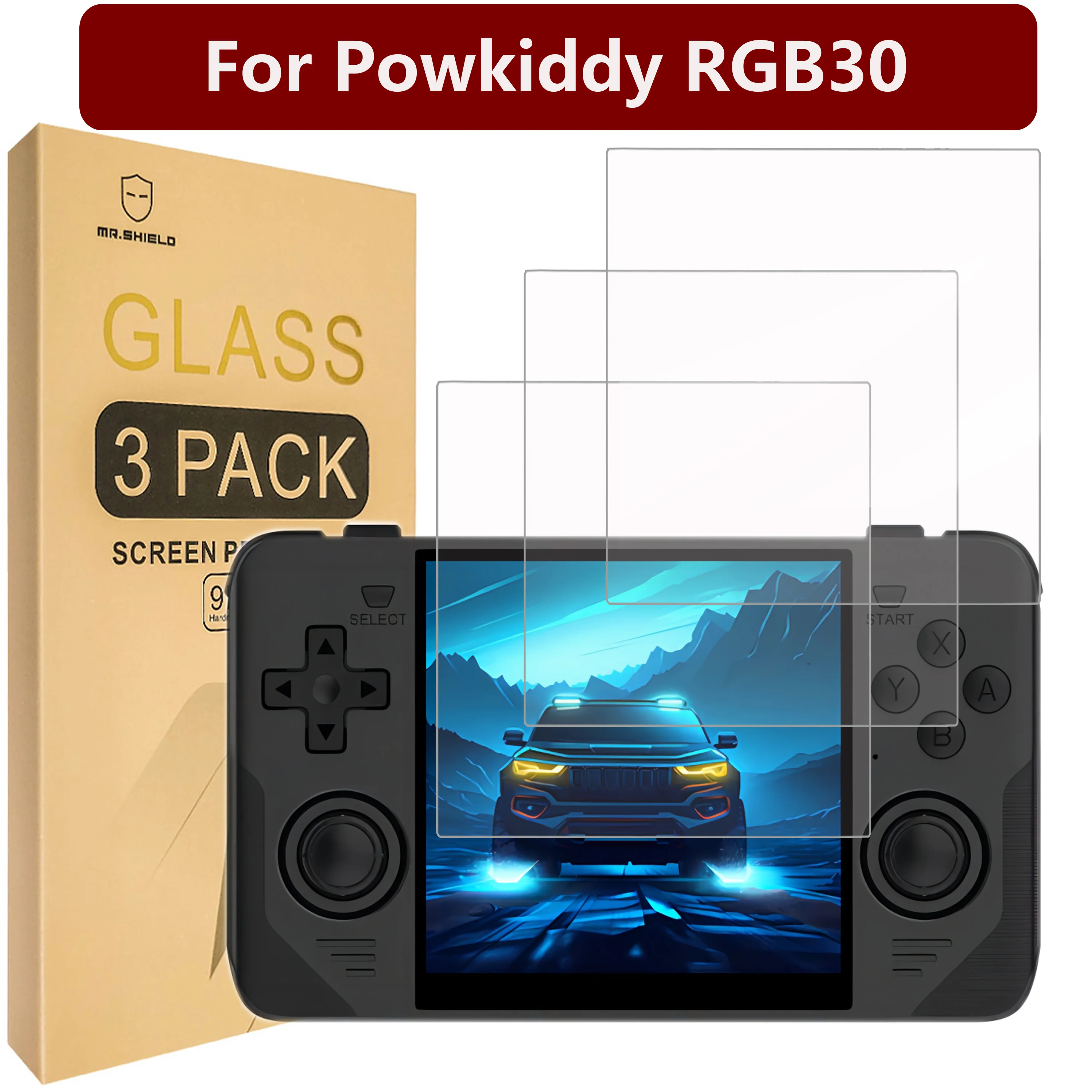 Mr-Shield-3-Pack-Screen-Protector-For-Powkiddy-RGB30-Tempered-Glass ...
