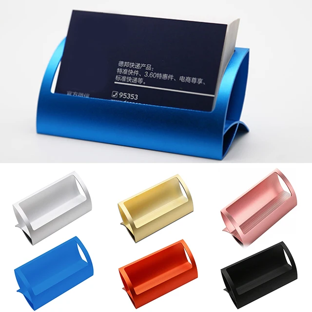 Új Alumínium Ötvözet Üreges Névjegykártya-Kártyák Kijelző Állvány ...