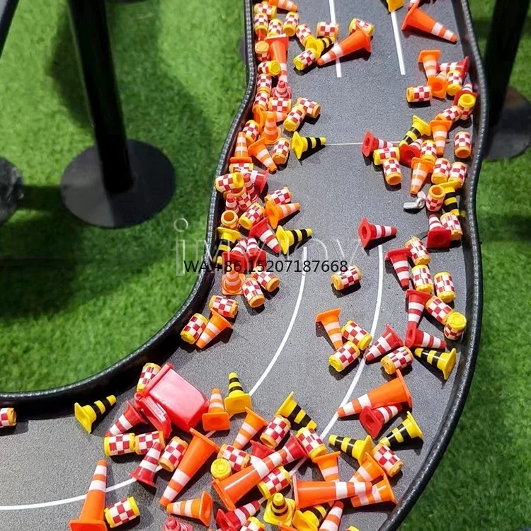Customized Large Car Obstacle Battle Competition Racing Game Simulator ...