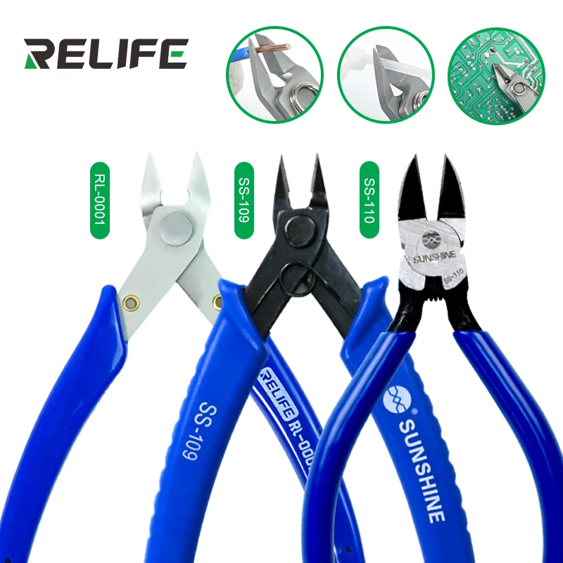 RELIFE-RL-0001-Cutting-Pliers-SS-109-Diagonal-Pliers-SS-110-Industrial ...