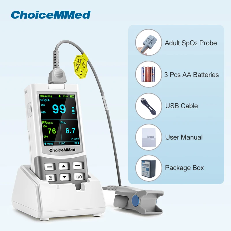 ChoiceMMed-Medical-pulsossimetro-portatile-ricaricabile-portatile ...