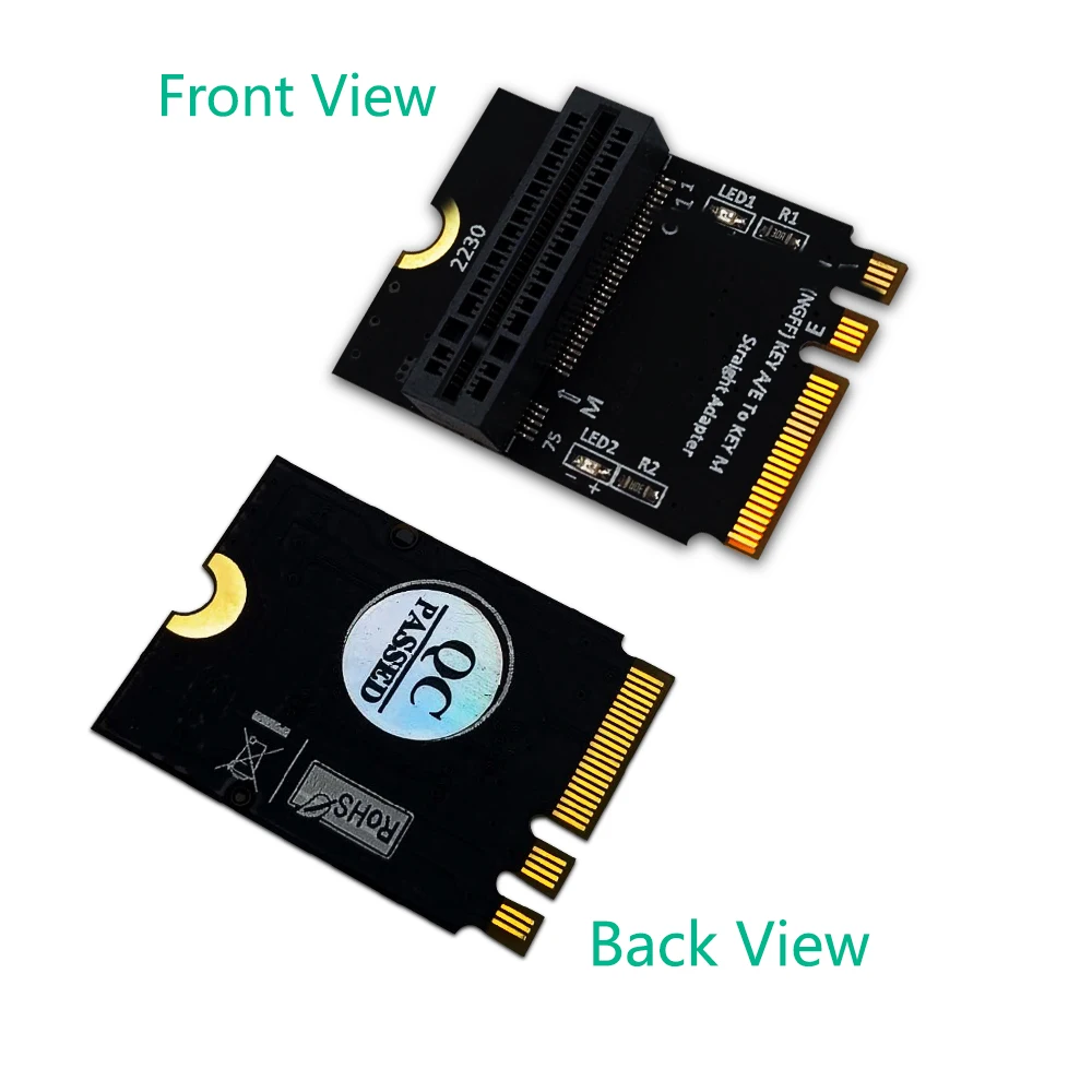 M.2 NGFF nvme SSD to M.2 key A/E Adapter (Vertical Installation) for ...