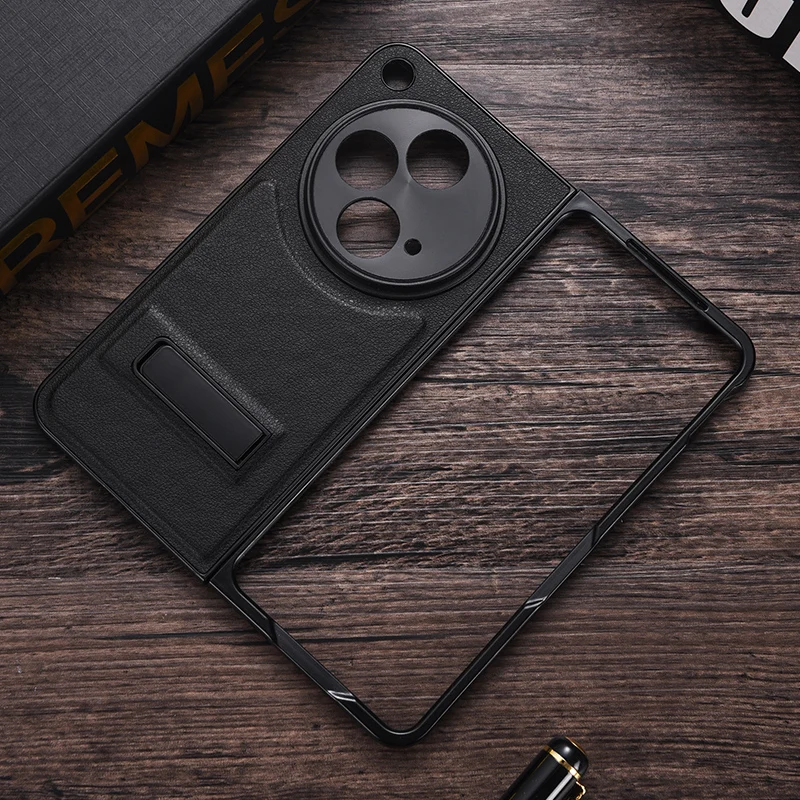for OnePlus Open Case Luxury Leather Ultra-thin Bracket Stand Holder ...