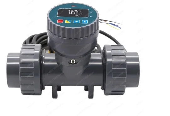 DN25-80-High-Precision-Smart-Digital-Display-Flowmeter-RS485-LCD-Electronic-Flowmeter-PVC-Flow ...