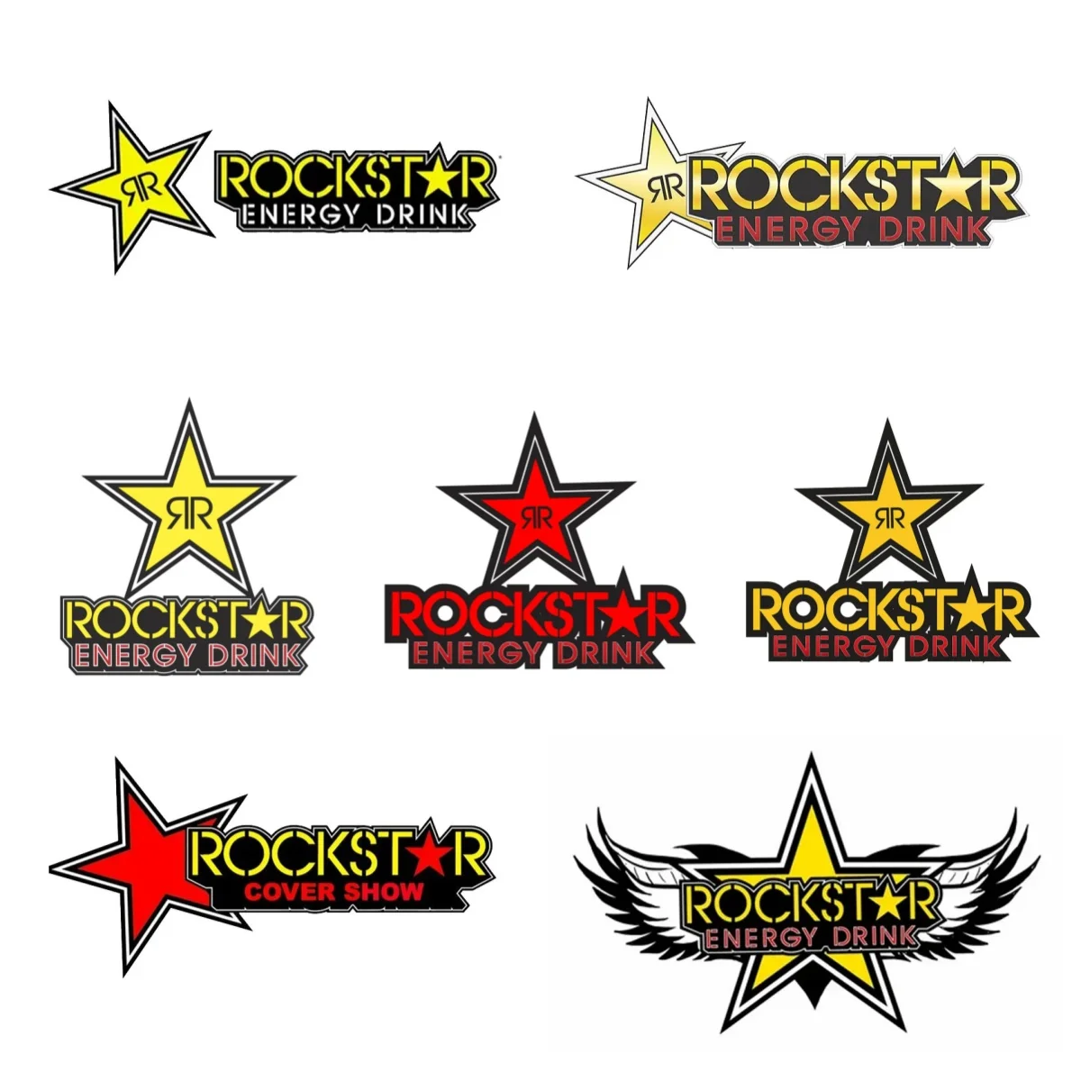 Creative Fashion Rock Star Energy Drink Car Stickers Car Body Windows ...