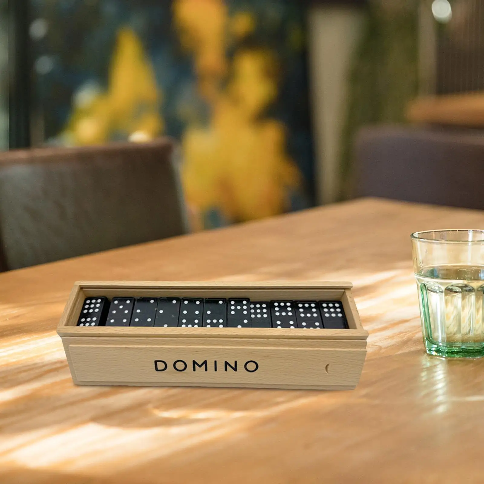 Double-Nine-Domino-Set-Portable-Family-Games-Dominoes-Travel-Playset ...