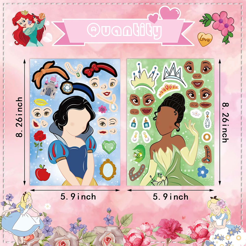 Beautiful Cartoon Princess Faces