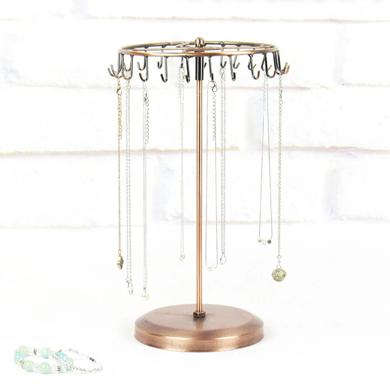 Jewelry-Rotating-Ring-Display-Holder-Organizer-Necklace-Stand-Rack-23 ...