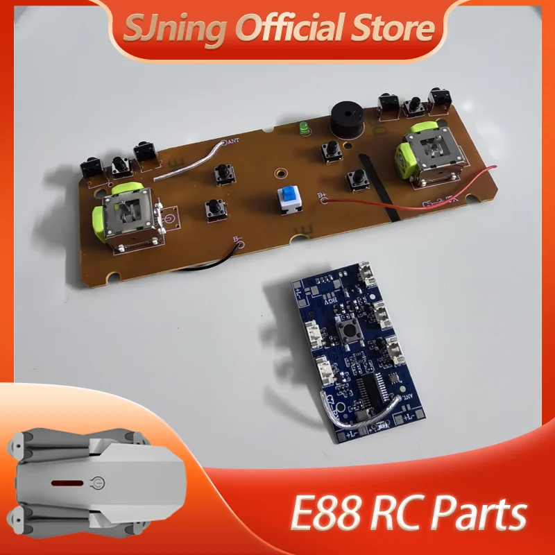 E88-RC-Foldable-Drone-Accessories-Receiving-and-Transmitter-Board-Spare ...