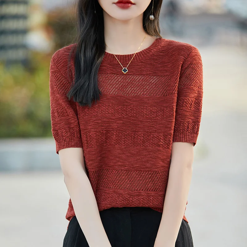 ZOCEPT-High-Quality-Bamboo-Joint-Cotton-Tee-Summer-T-shirt-Women-s ...