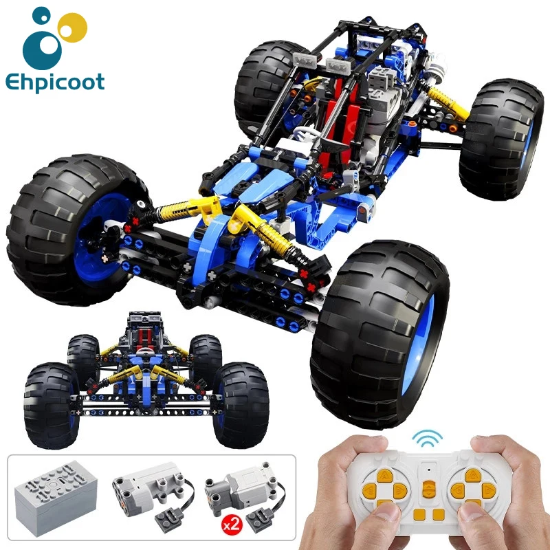 Block Remote Control Car | Vehicle Truck Bricks Toy | Lego Technic Rc ...