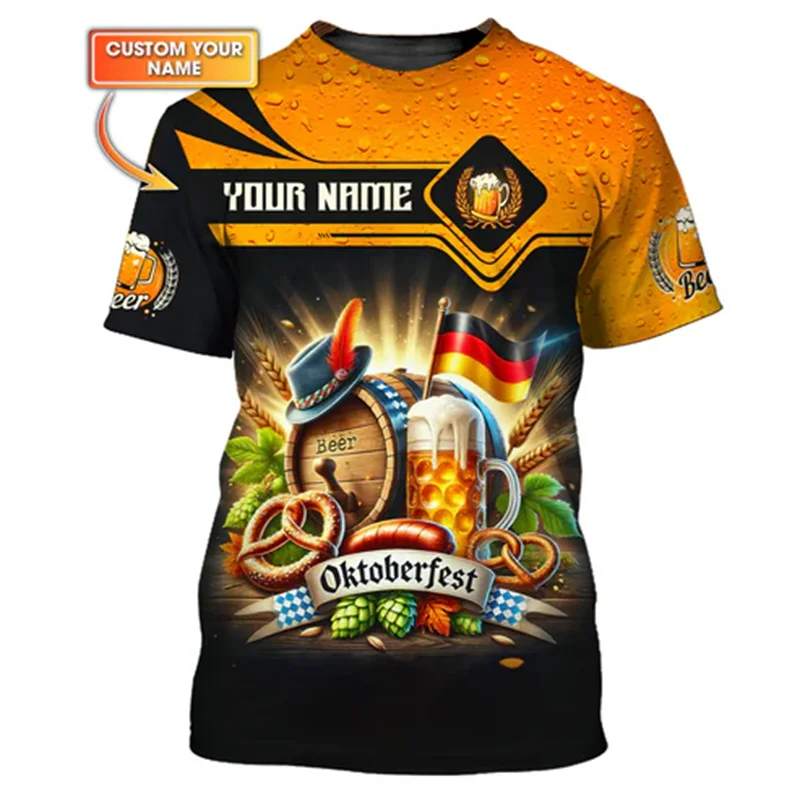 Beer Lovers Club Funny Custom Name T-shirt For Men Humour Personality ...