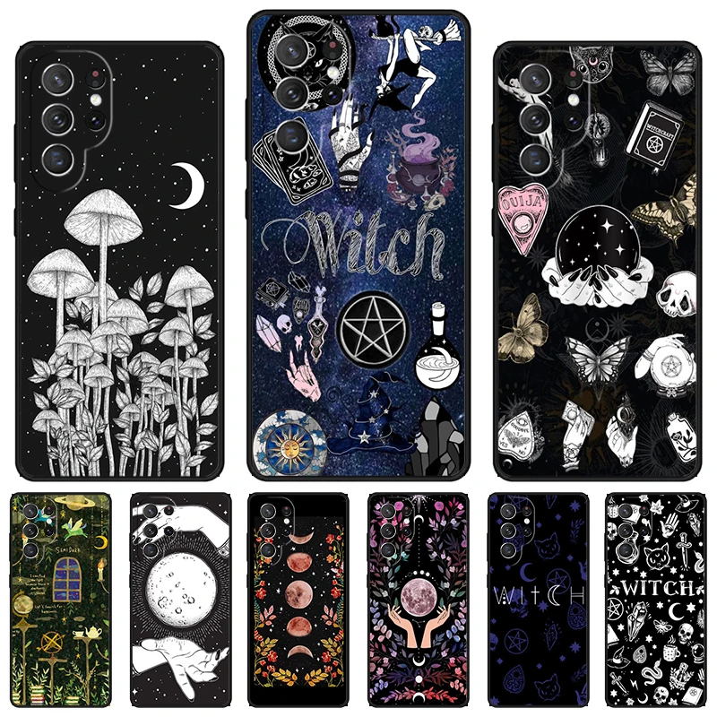 Occult-Witchcraft-Moon-Gothic-Witch-phone-case-For-Samsung-Galaxy-S24 ...