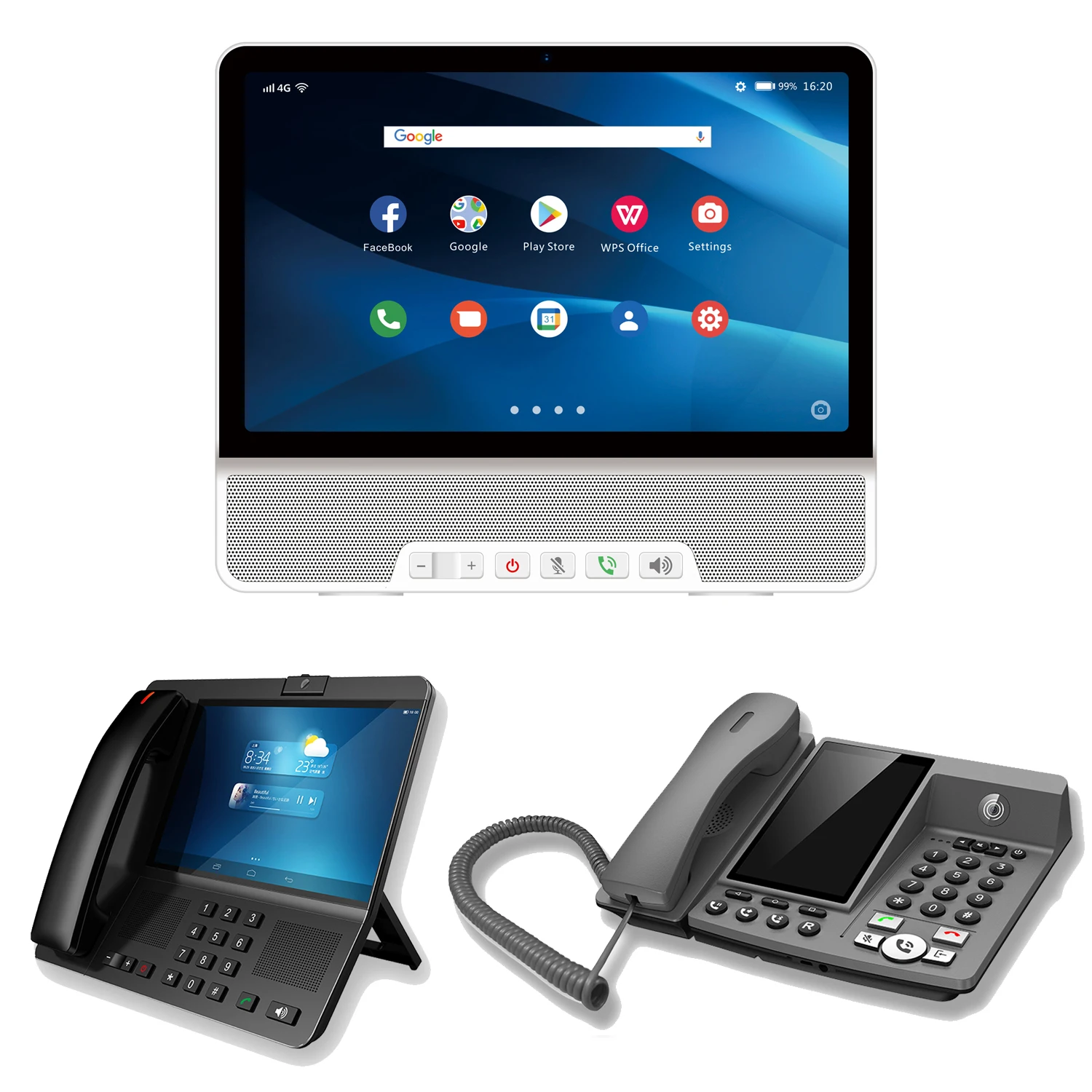 4G LTE Fixed Wireless Smart Phone Cordless Telephone Desk Terminal ...