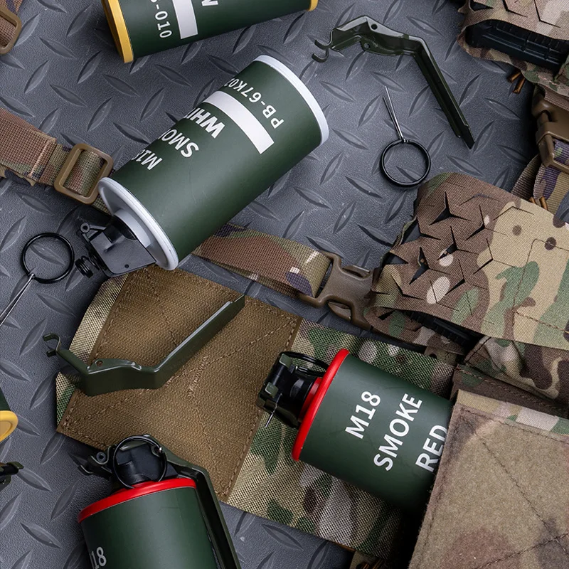 M18 Smoke Grenade Replica with Working Pull Ring - COD Cosplay Prop ...