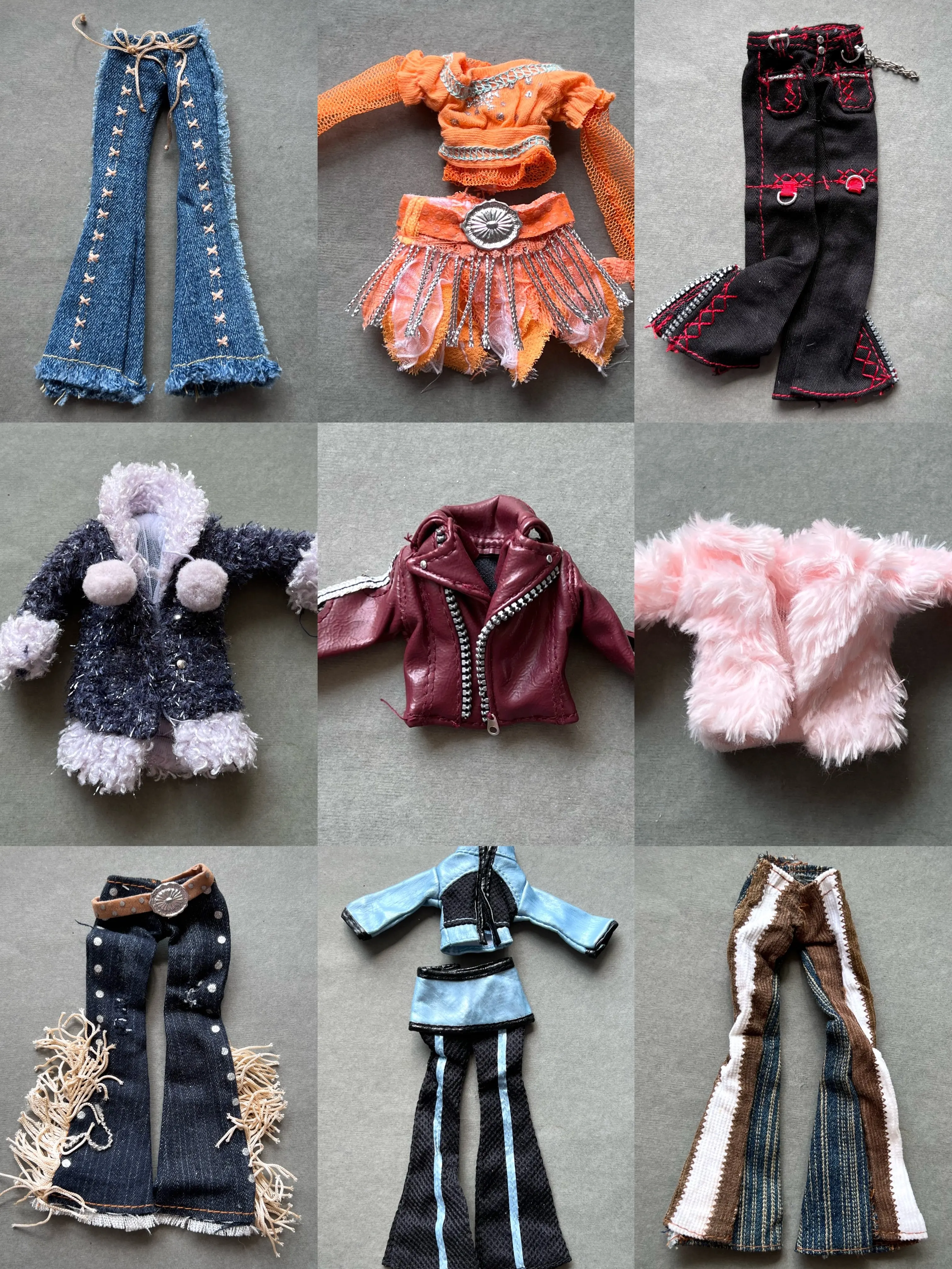 many-kinds-of-clothes-for-30cm-doll-high-school-doll-licca-doll-plastic ...