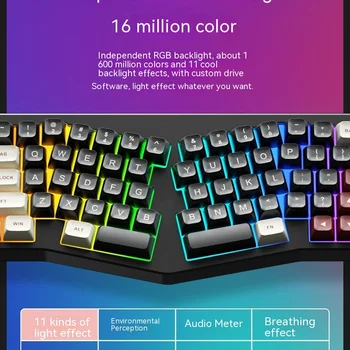 WEIKAV RECORD Mechanical Keyboard Aluminium Kits Hot Swap Alice Dynamic ...