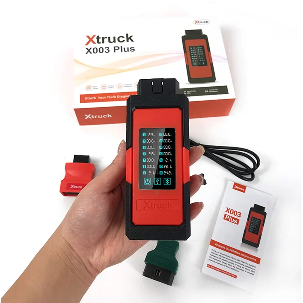 Сверхмощный грузовик Xtruck X003 plus для inline7 vocom SDP3, поддержка кодов чтения, радящие ...