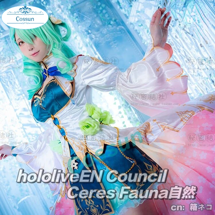 Vtuber-ceres-fauna-cosplay-traje-peruca-hololive-ingl-s-para-meninas ...