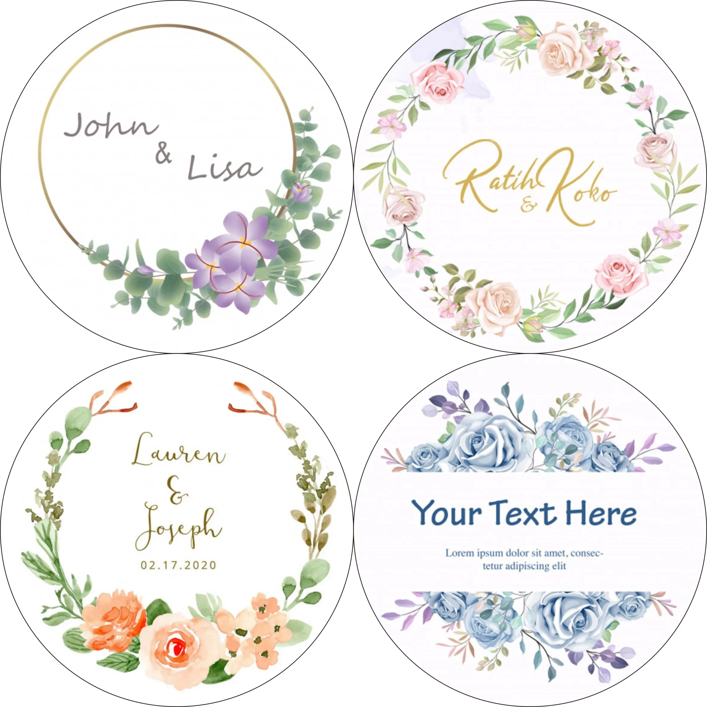 Personalized Thank You Labels