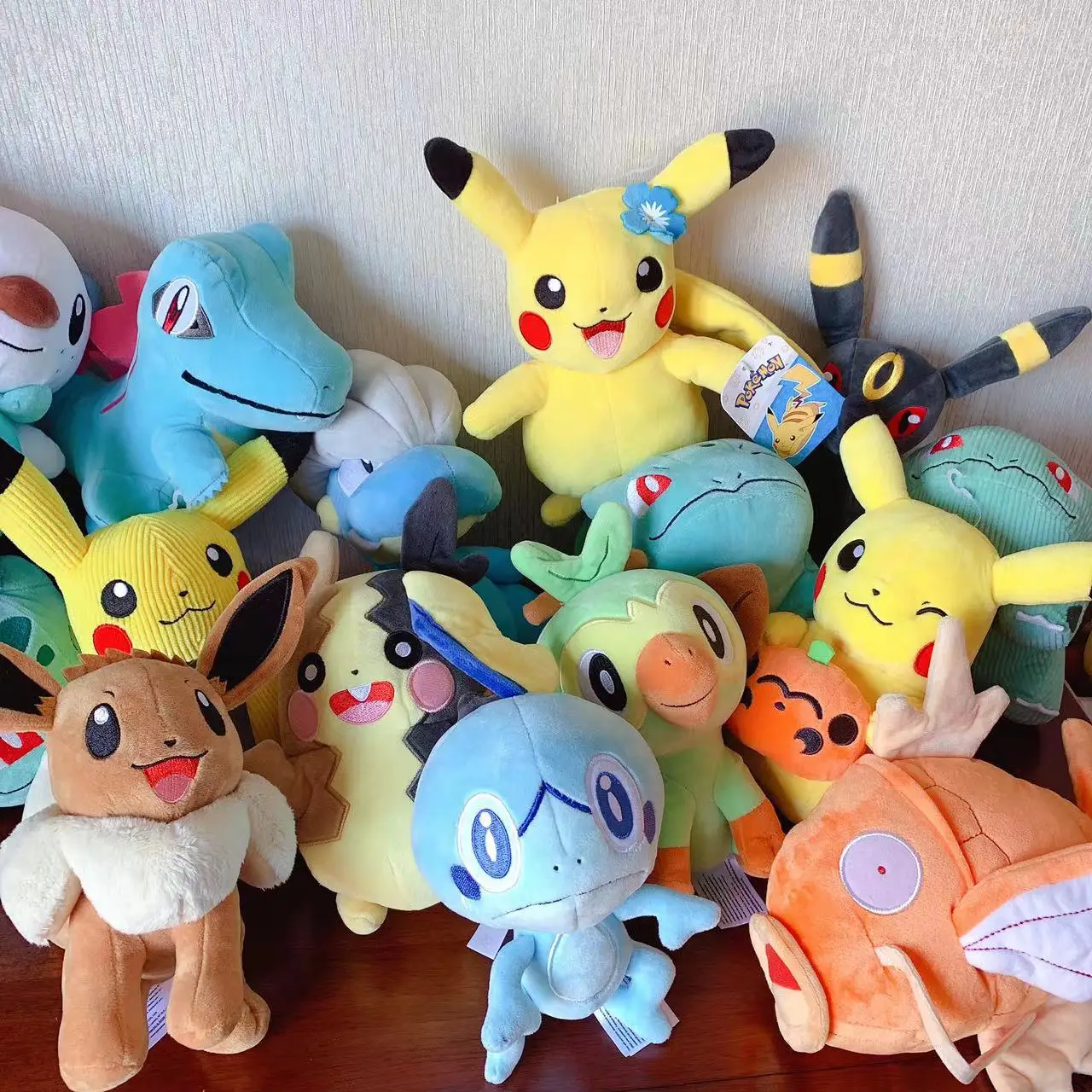 Shop Generic Pokemon Pikachu Eevee Bulbasaur Squirtle Charmander Sobble Scorbunny Grooke Snorlax ...