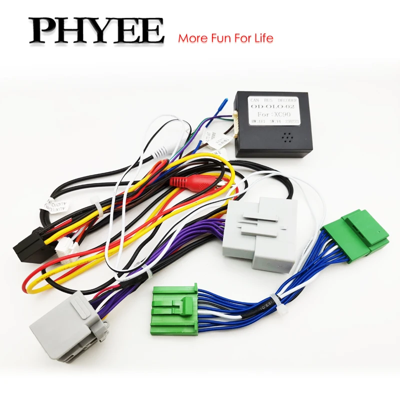 Radio-Wiring-Harness-CAN-Bus-Decoder-16-Pin-Plug-to-14Pin-Connector ...