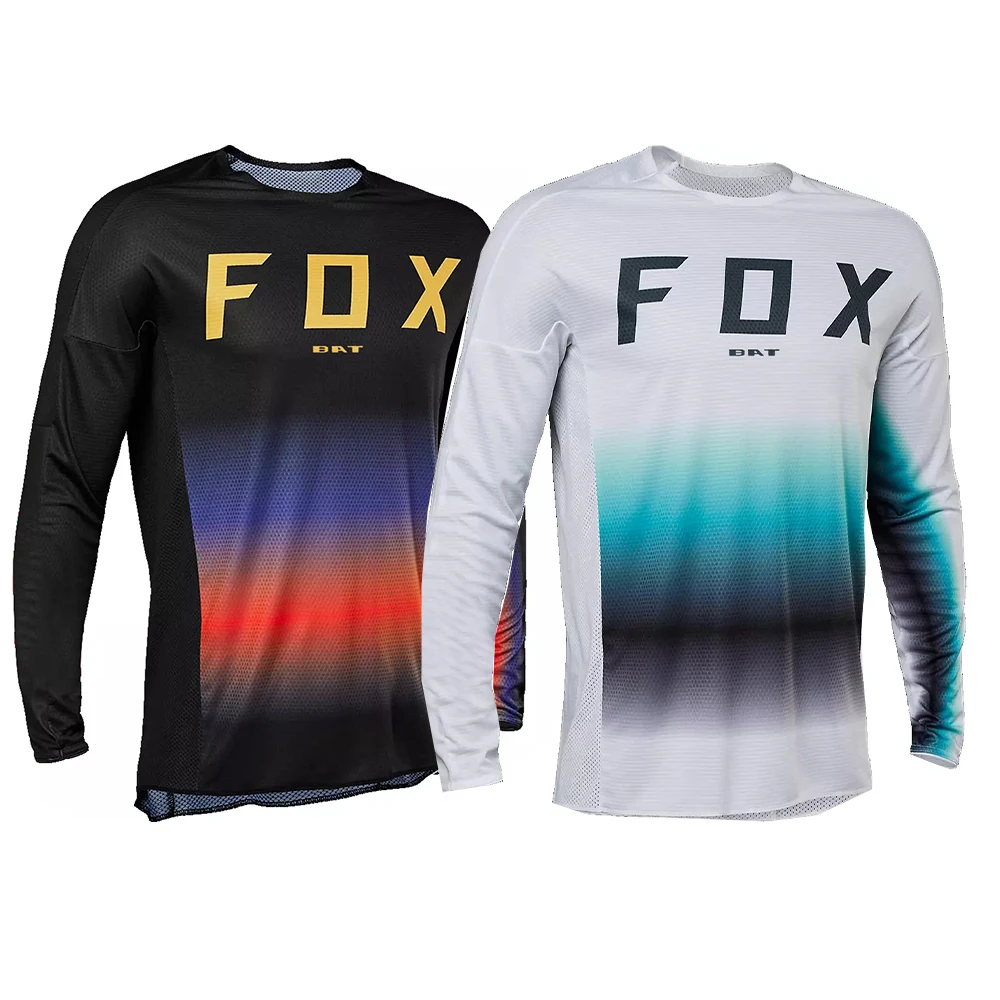 BAT-FOX-Motocross-T-Shirt-Downhill-Jersey-Enduro-MTB-Jersey-Mountain ...