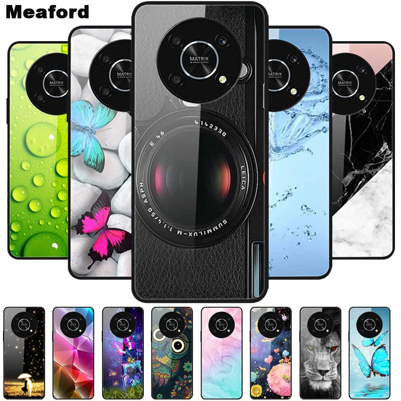 For-Huawei-nova-Y90-Case-Shockproof-Tempered-Glass-Hard-Back-Cover-For ...