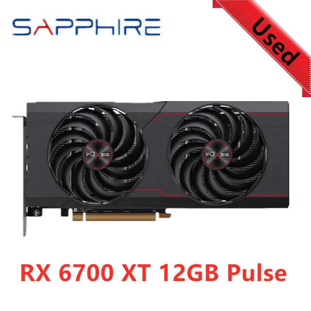 Sapphire RX 6700 XT 6700XT RX6700 Nitro 12GB GPU Video Card AMD Radeon ...