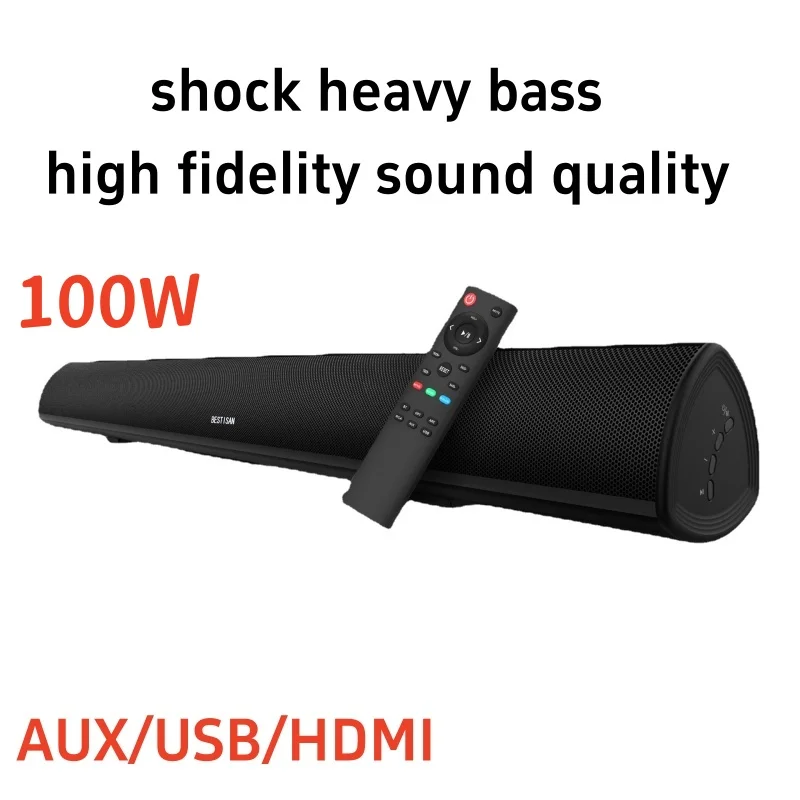 100W-Soundbar-Speaker-Wired-Wireless-Bluetooth-TV-Soundbar-Bass ...