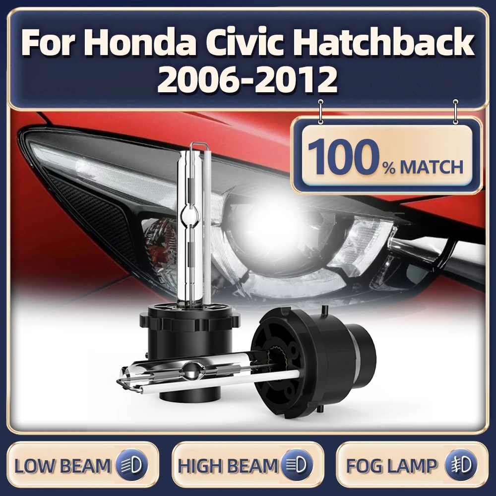 Super Bright D2R HID Xenon Headlight Bulbs 12V 6000K Xenon Lamps For ...