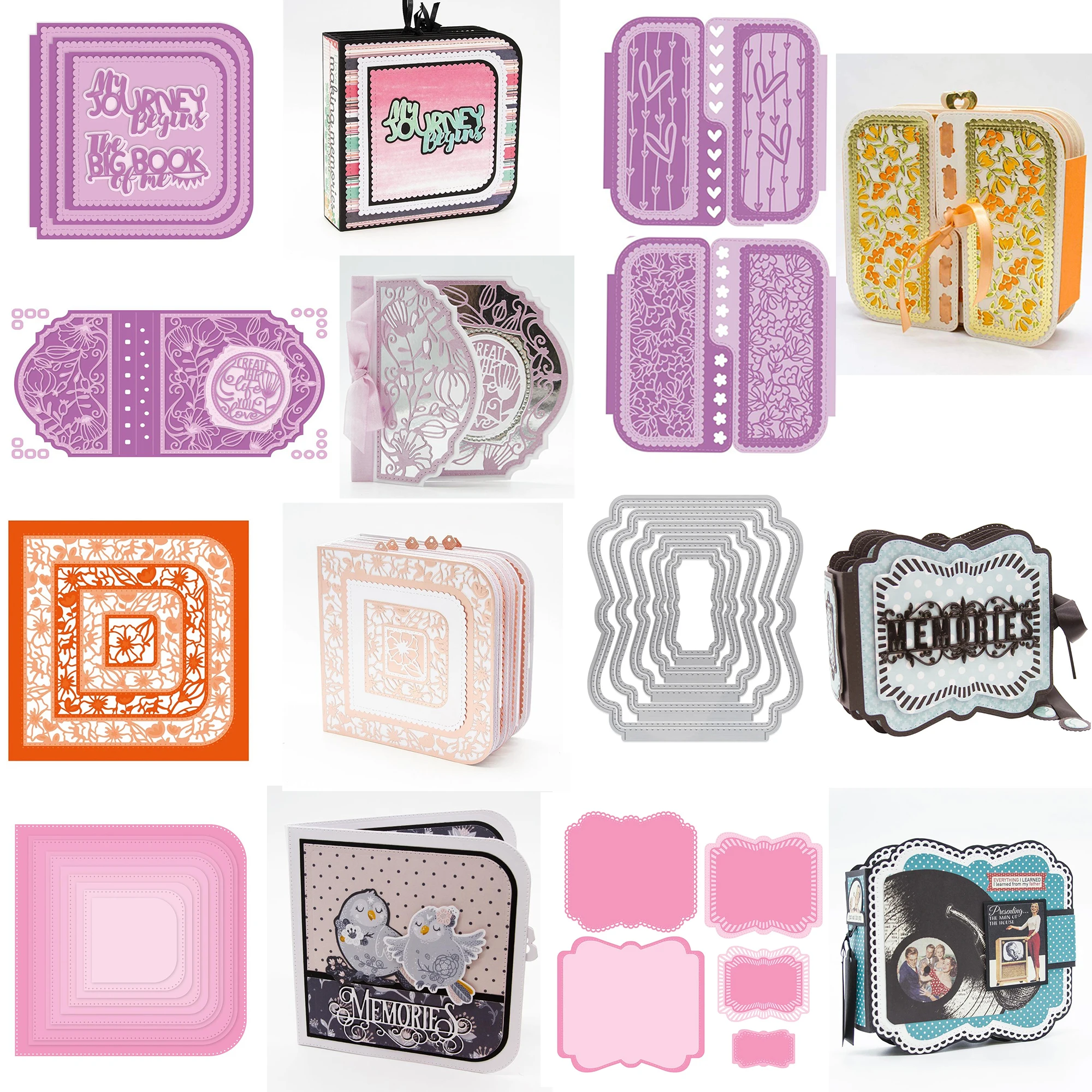 Memory Book Cutting Dies Or Album Base Insert Creator Essentials Diecut ...