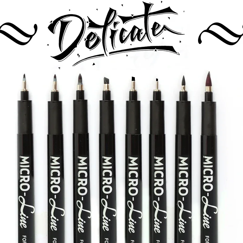 Hand-Lettering-Pens-Calligraphy-Brush-Pen-Pigment-Liner-Micron-Pen ...
