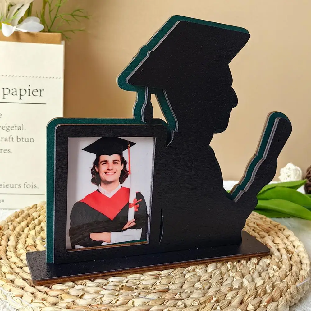 Graduation-Ceremony-Photo-Frame-Bachelor-Hat-Photo-Frame-3d-Wooden ...