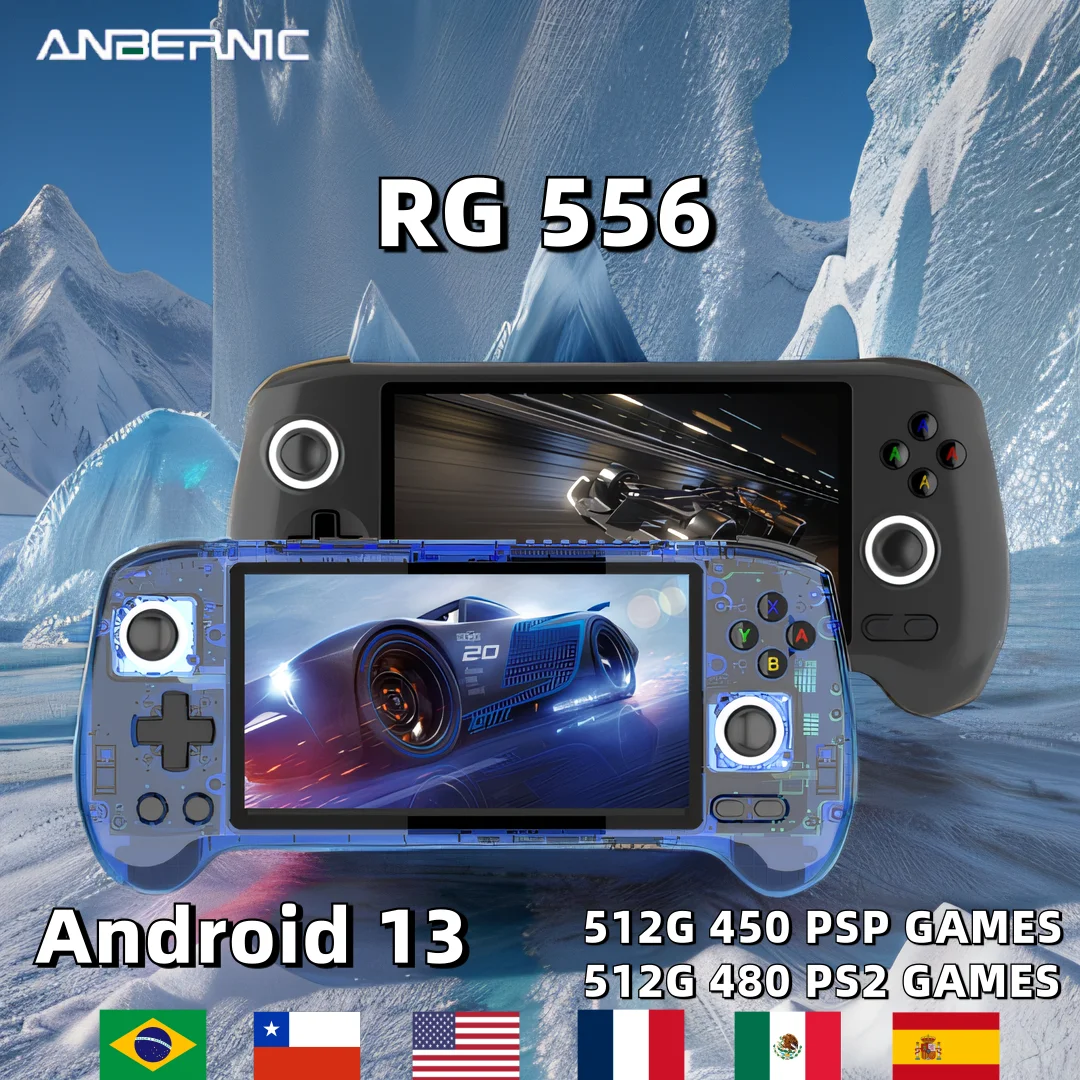 ANBERNIC-RG556-Handheld-Game-Console-Retro-Video-Player-Android-13 ...
