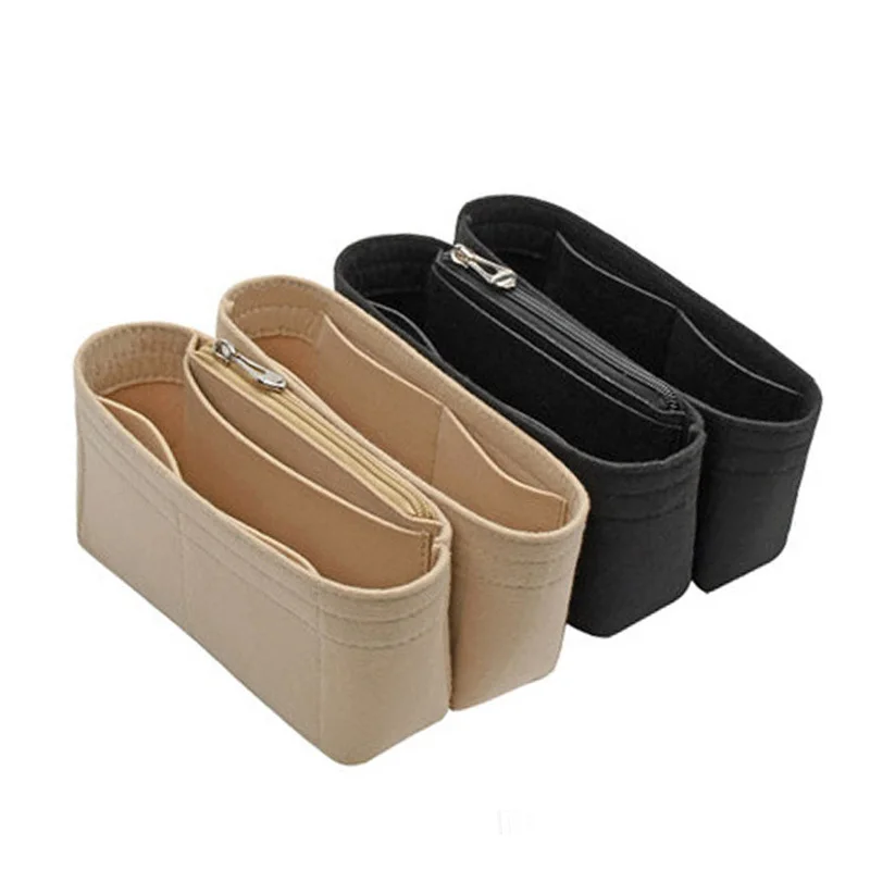 Make Up Organizer Felt Insert Bag Women Travel Inner Bag Organizer ...