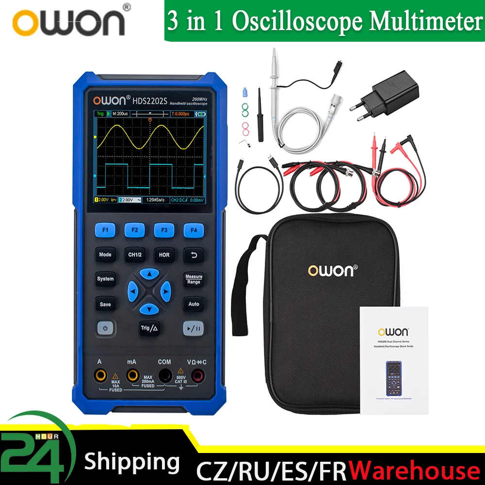 Owon Digital Oscilloscope Multimeter | 200mhz Digital Oscilloscope ...