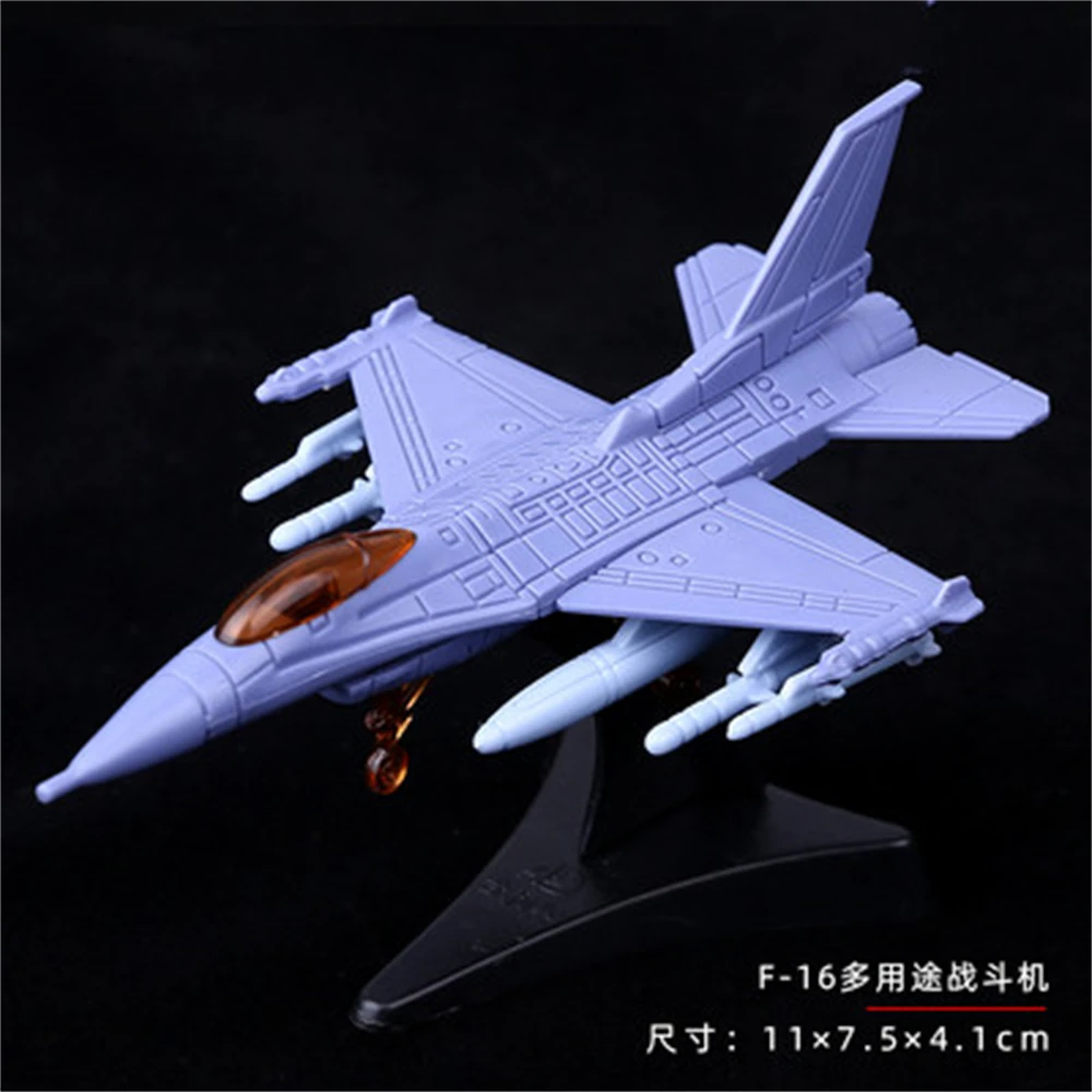 1:125 Scale F-16 Fighting Falcon Assembly Fighter Mini Military Plastic ...