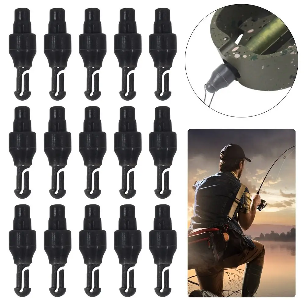 Invisible Fishing Quick Clips Black Stainless Steel Maxmoral 90-Pack ...