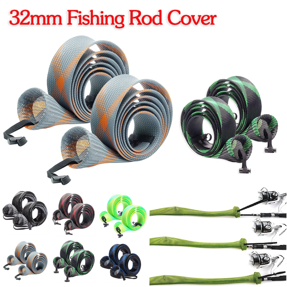 2pcs-lot-32mm-Casting-Fishing-Rod-Sleeves-Cover-Tangle-Free-Fishing ...