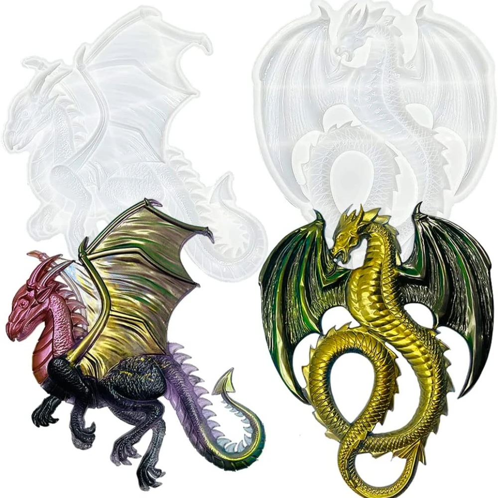 3D-Dragon-Wall-Decoration-Silicone-Molds-DIY-Flying-Dragon-Shapes-Wall ...