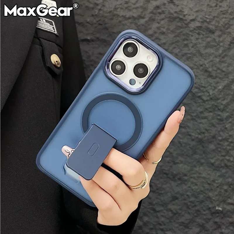 Magnetic-Hidden-Stand-Armor-Case-For-iPhone-15-14-13-12-11-Pro-Max ...