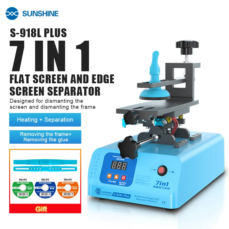 SUNSHINE-S-918L-Plus-7-in-1-Edge-Screen-Separator-Multifunctional-Flat ...