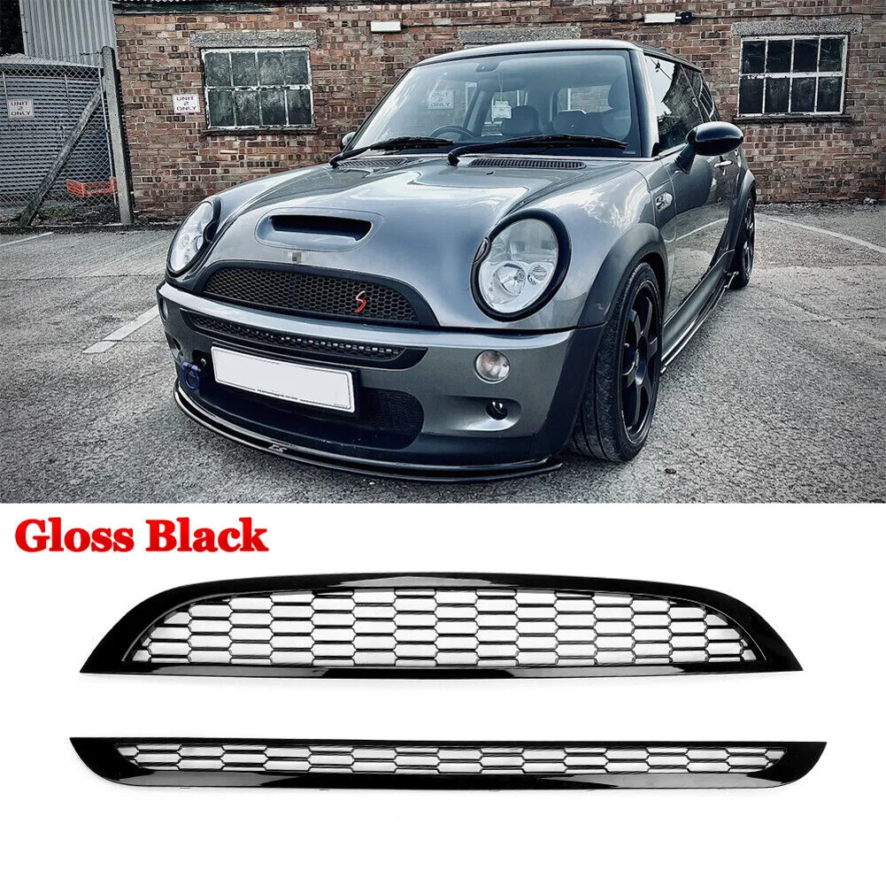 2Pcs-Front-Upper-Lower-Grille-Honeycomb-Mesh-Grille-Cover-Compatible ...