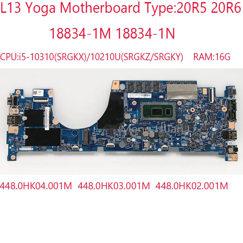 Placa-base-para-Thinkpad-L13-Yoga-20R5-20R6-i5-16G-18834-1M-18834-1N ...