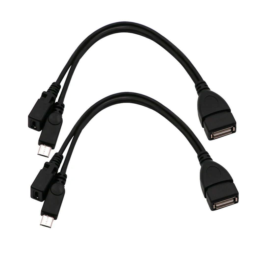 1pc 2 em 1 otg micro usb host power y divisor adaptador usb para micro ...